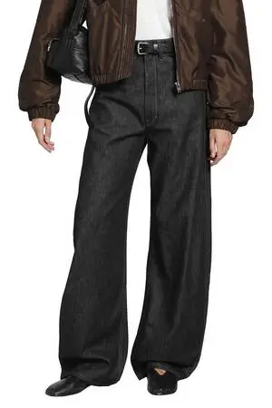 LEMAIRE Denim High Waisted Curved Pants