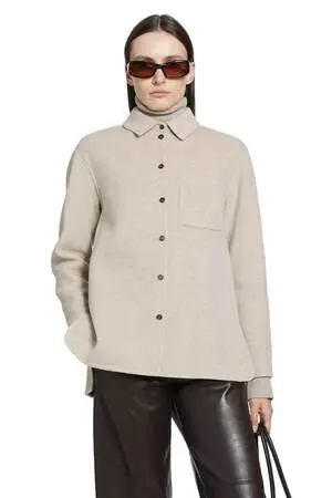 Max Mara Wool And Cashmere Broadcloth Jacket - Beige