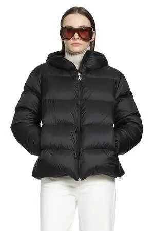 Moncler Feligule Hooded Short Down Jacket