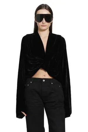 Rick Owens Tower Twist Top - Black