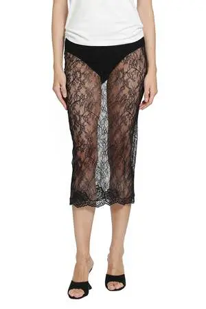 Valentino Garavani Lace Midi Skirt