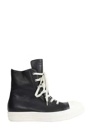 Rick Owens Temple High-top Leather Sneakers