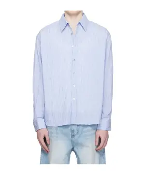COOR Wrinkle Stripe Oversized Shirt