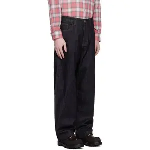 COOR Washed Loose-fitting Jeans