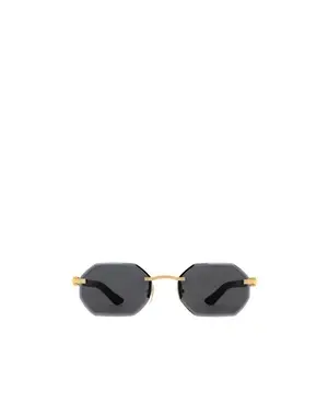 Cartier Geometric Frame Sunglasses - Black