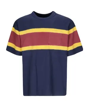 Sacai Short-sleeved Crewneck T-shirt - Blue