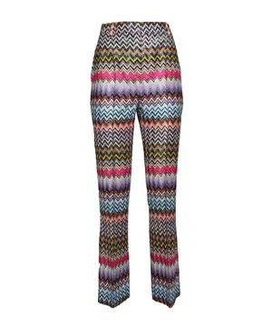 Missoni Zigzag Printed Pleated Trousers - Multi