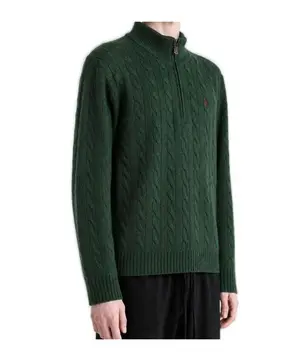 Polo Ralph Lauren Half Zip Cable Knitted Jumper
