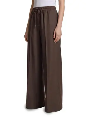 Max Mara Drawstring Wide-leg Trousers