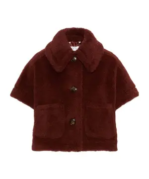 Max Mara New Terzo Buttoned Cape - Rust-red