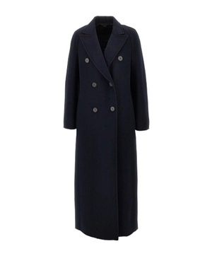 Max Mara Long-sleeved Coat - Black