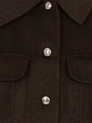 Sportmax Spxcalcio Shirt Collar Jacket