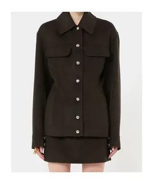Sportmax Spxcalcio Shirt Collar Jacket