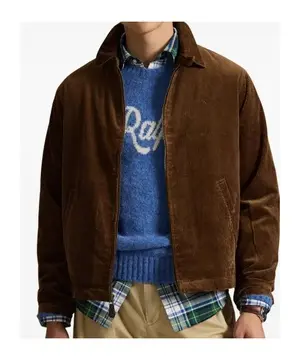 Polo Ralph Lauren Embroidered-logo Corduroy Jacket
