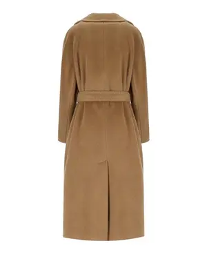 Max Mara Belted Wrap Coat - Camel