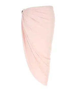 Sportmax Asymmetrical Draped Skirt - Pink