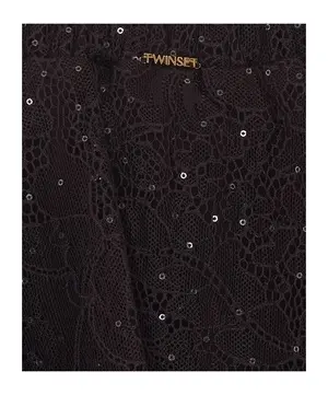 TWINSET Lace And Sequin Skirt