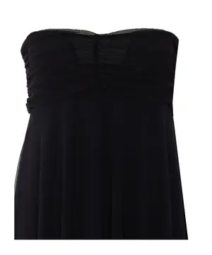 TWINSET Strapless Tulle Midi Dress