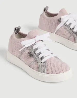 Brunello Cucinelli Monili-detail Panelled Sneakers