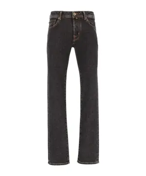 Jacob Cohen Bard Slim Five-pocket Jeans - Grey