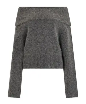 Giuseppe Di Morabito Off-the-shoulder Sweater - Dark Gray
