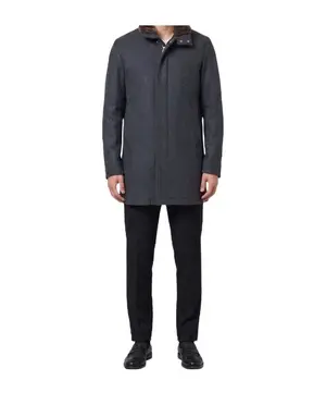 Herno Padded Jacket With Detachable Faux Fur Collar - Grey