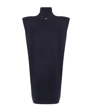 TWINSET Sleeveless High-neck Knit Dress