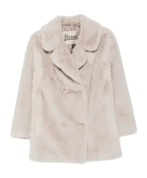 Herno Double-breasted Coat With Straight Hem