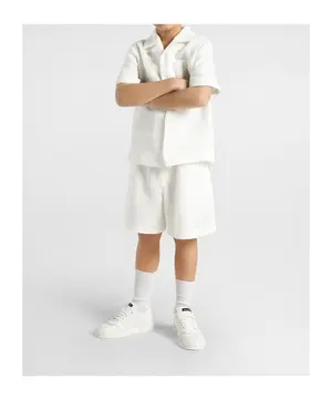 Dolce & Gabbana Cotton Waffle Bermuda Shorts