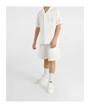 Dolce & Gabbana Cotton Waffle Bermuda Shorts