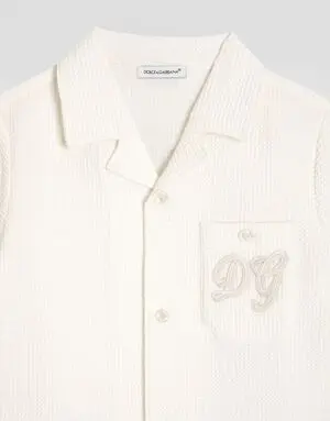 Dolce & Gabbana Cotton Waffle Shirt