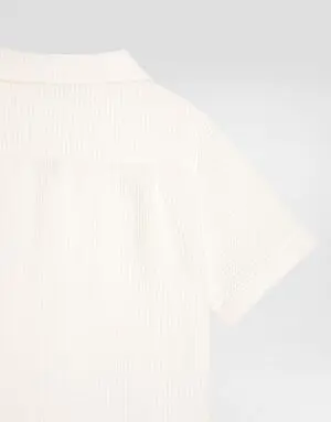Dolce & Gabbana Cotton Waffle Shirt