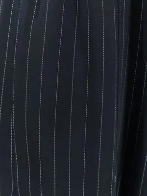 THE FRANKIE SHOP Oakdale Pinstriped Wide-leg Trousers