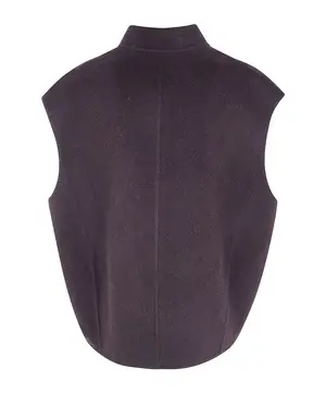 Soeur Sleeveless Wool Casual Jacket