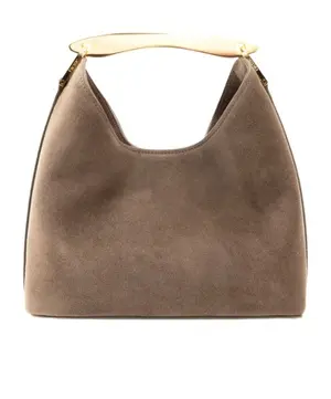 ELLEME PARIS Small Boomerang Suede Bag
