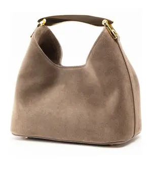 ELLEME PARIS Small Boomerang Suede Bag
