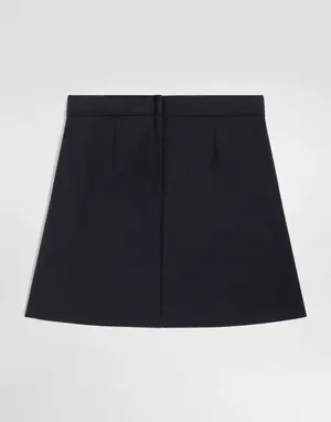 Dolce & Gabbana Wool Crêpe Skirt