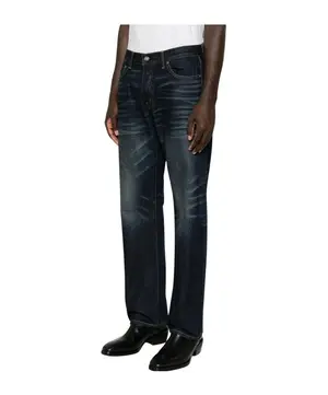 TOM FORD Blue Straight-fit Jeans