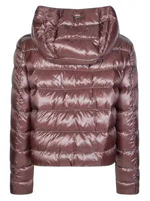 Herno Quilted Cotton Jacket With Zip Closure
