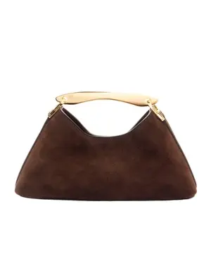 ELLEME PARIS Mini Boomerang Suede Bag