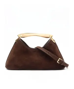 ELLEME PARIS Mini Boomerang Suede Bag