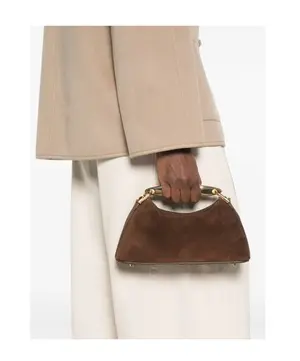 ELLEME PARIS Mini Boomerang Suede Bag