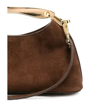 ELLEME PARIS Mini Boomerang Suede Bag