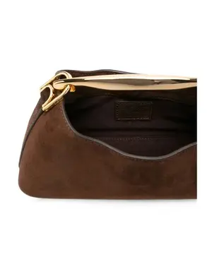 ELLEME PARIS Mini Boomerang Suede Bag