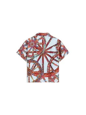 Dolce & Gabbana Carretto-print Twill Shirt