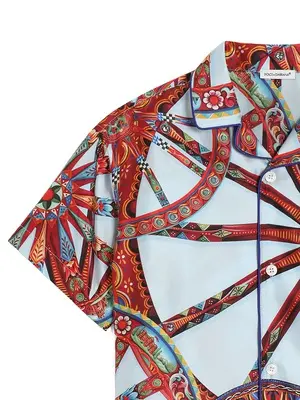 Dolce & Gabbana Carretto-print Twill Shirt