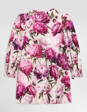 Dolce & Gabbana Floral-print Ruffled Dress