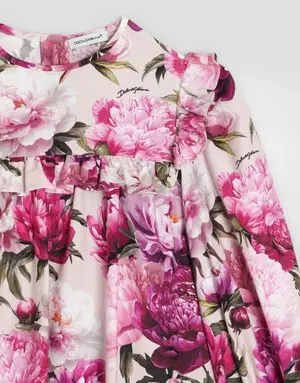 Dolce & Gabbana Floral-print Ruffled Dress