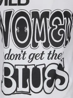 Vaquera Slogan Print T-shirt