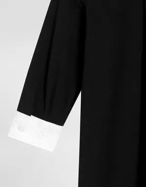 Dolce & Gabbana Interlock Romper With Embroidered Bow Tie